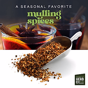 Monterey Bay Herb Co. Mulling Spices | Used to Flavor Tea, Fruit Juices & Wine | 1 LB