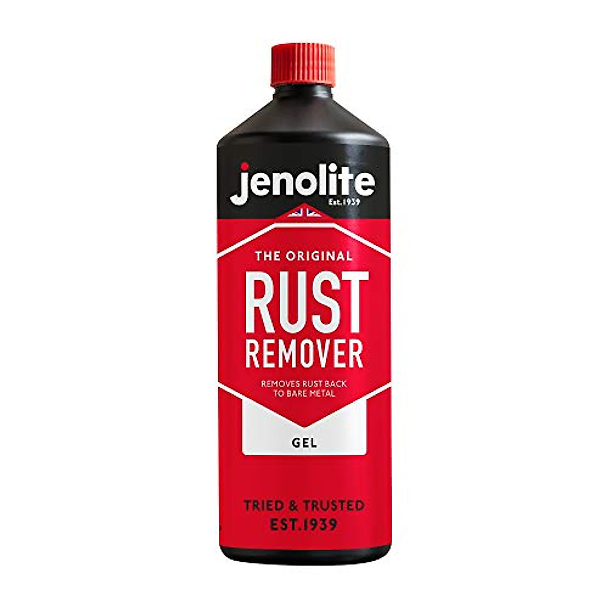 JENOLITE Original Rust Remover Naval Jelly - Rust Treatment - Removes Rust Back to Bare Metal - 34 oz (1 Litre)