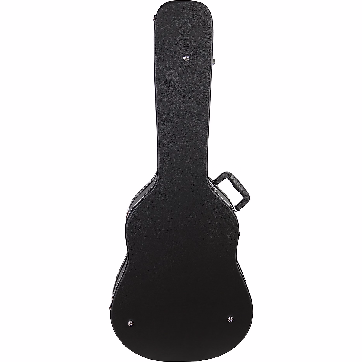 Gearlux Dreadnought Acoustic Guitar Hardshell Case with Accessory Compartment - Black