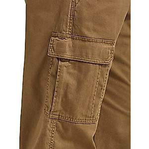 Wrangler Authentics Men's Relaxed Fit Stretch Cargo Pant, Kangaroo