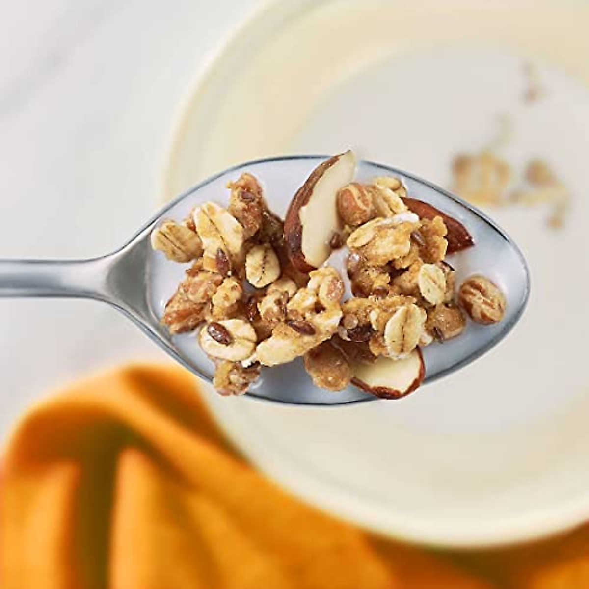 Kashi GO Breakfast Cereal, Family Breakfast, Fiber Cereal, Honey Almond Flax Crunch (4 Boxes)