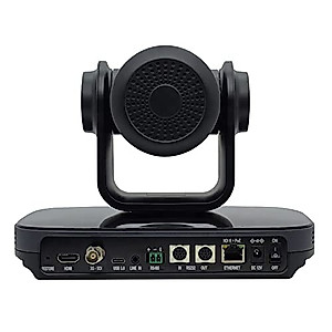 NDI PTZ Camera, 20X-NDI Conference Camera HDMI 3G-SDI LAN POE 4K 60FPS Broadcast Live Streaming NDI Camera for Church Supports vMix OBS