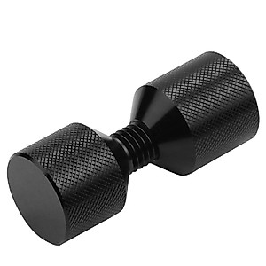 Two Hole Pin Set 1-1/8", for 6061 Aluminum Lightweight 2 Hole Pin Set with Anodized Oxide Black Finish