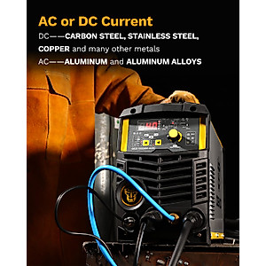 DEKO AC/DC Inverter TIG/MMA Welder,250A Fully Digital Welding Machine with Foot Pedal,IGBT,VRD Function for Carbon Steel,Stainless Steel,Copper,Aluminum and Aluminum Alloys…