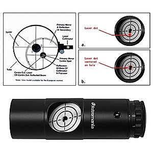 Astromania Alignment 1.25" Next Generation Laser Collimator for Newtonian Telescopes - with This Laser You can collimate Your Newtonian Telescope in just a Few Minutes!