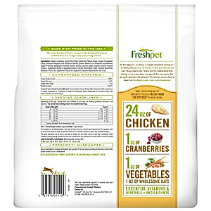Salutem Vita - Freshpet Select Fresh from The Kitchen Home Cooked Chicken Recipe for Dogs, 1.75 Lb - Pack of 3