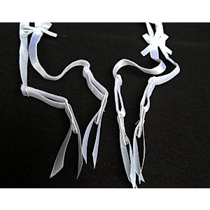 TVRtyle Women’s White Metal Clips Sexy Garter Belts for Stockings S512 (X-Large, White)