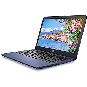 2022 HP 11" HD IPS Laptop, Windows 11, Intel Celeron Processor Up to 2.70GHz, 4GB RAM, 64GB SSD, Intel 4K Graphics, Ultra-Fast WiFi Speed, Dale Blue (Renewed)