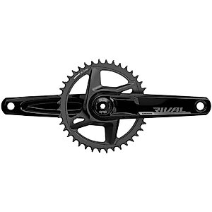 SRAM Rival 1 AXS Wide Crankset - 170mm, 12-Speed, 46t, 8-Bolt Direct Mount, DUB Spindle Interface, Black, D1