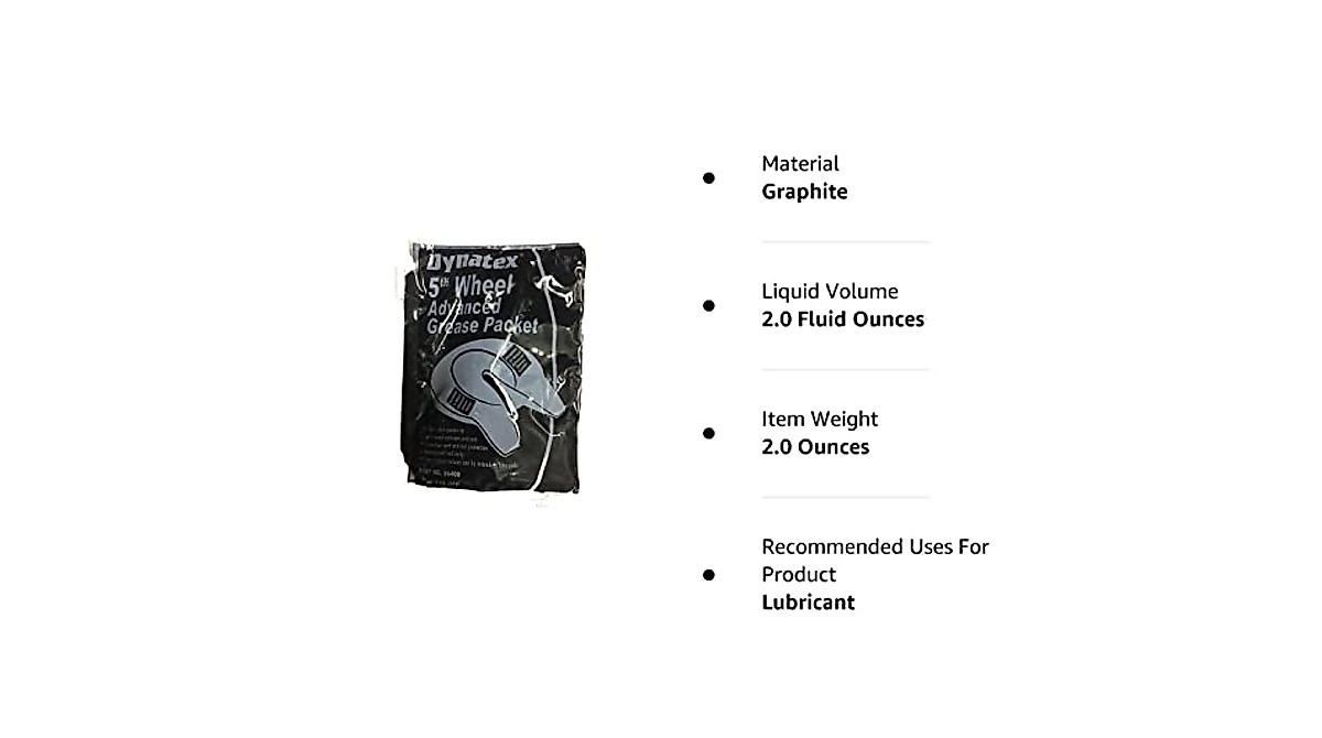 Dynatex 5TH Wheel Grease - 10 Packets for Heavy-Duty Use