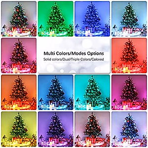 BrizLabs USB Halloween Fairy String Lights, 33ft 100 LED Color Changing Orange Purple Fairy Lights with Remote, USB Powered Multi Colored Xmas Tree Twinkle Light for Halloween Christmas