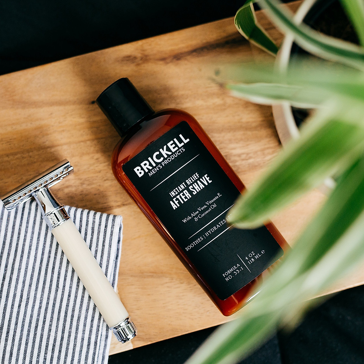 Brickell Men’s Smooth Brushless Shave Routine - Shave Butter & Aftershave - Natural & Organic