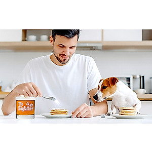 Promotion & Beyond Dogfather Cute Paws Whiskey Glass - Funny Gift for Dad Uncle Grandpa From Daughter Son Wife - Father's Day
