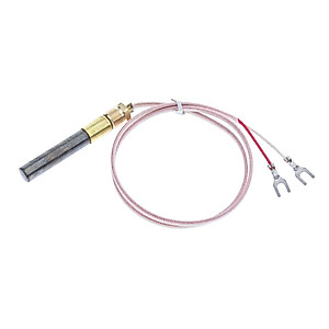Gazechimp 2 Pcs 24 Inch Millivolt Thermopile Generators Replacement Used Fireplace / / Gas Fryer Cluster Thermocouple