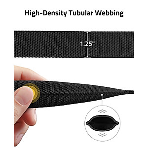 CVLIFE Two Point Sling Upgrade Wide Pad for Enhanced Comfort Removable Shoulder Strap Design Quick Length Adjustment Gun Sling Features 1.25" Wide Tube Webbing and Fast Loop Rifle Sling for Outdoor