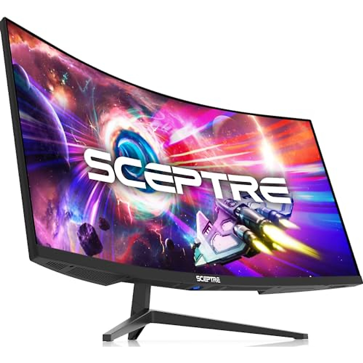 Sceptre 34-Inch Curved Ultrawide WQHD Monitor 3440 x 1440 R1500 up to 165Hz DisplayPort x2 99% sRGB 1ms Picture by Picture, Machine Black 2023 (C345B-QUT168)