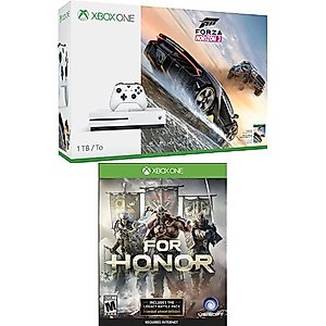 Xbox One S 1TB Console - Forza Horizon 3 Bundle + For Honor