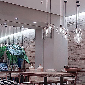 Lumiverse E26 led Bulb 60 watt dimmable Vintage LED Edison Bulbs 5.5W, 60W Equivalent,4000K Cool White, Antique Style ST19/ST58 LED Light Filament Bulbs, CRI 90+, E26 Base, 6 Packs