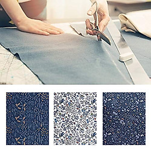 Craft Cotton Fabric Bundle, Cotton Cloth Assorted Craft Fabric Bundle Assorted Print Pattern Cloths Sheets for Sewing for Women