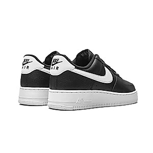 NIKE Men's Low-Top Sneakers Basketball Shoe, Black White, 14