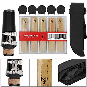 Clarinet Accessories Set, Clarinet Accessories Set Mouthpiece & Neck Strap & Clarinet & Thumb Pad for Clarinet Musicinstrument