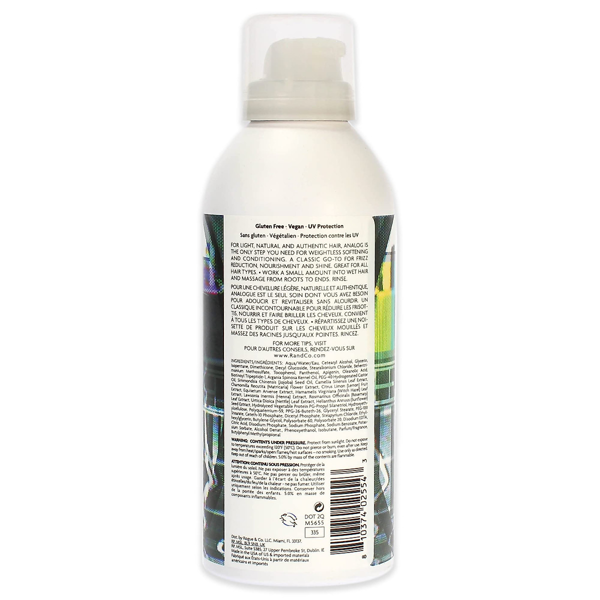 R+Co Analog Cleansing Foam Conditioner, Weightless Conditioner for Nourished, Shiny and No-Frizz Hair, 5.75 Fl Oz