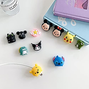 3D Cute Cartoon Designs Protective Case,Cute Cartoon Lightning Cable Protector Cover, for iPhone Charger Cute Case Compatible with Apple 20W USB-C Power Adapter Charger Cable (KT cat)