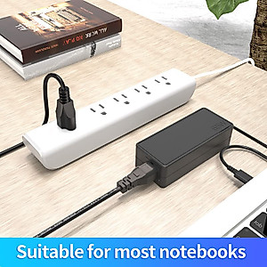 6FT Long TV Power Cord, 3 Prong Mickey Mous AC Power Cord Replacement for LG LED LCD Smart 1080p HDTV 32LB5600 42LB5600 55LB5900, Epson Printer Power Cable (IEC-60320 C5 to NEMA 5-15P), 1Pack