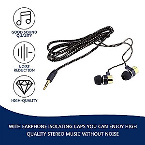 Fashion Design Sports Running Noise Isolating Stereo 1.1M in-Ear 3.5mm Media Player Music Earphone Stereo Music Headphone