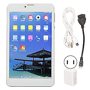 Kids Tablet, 5GWIFI Dual Band Tablet PC US Plug 100240V 7in for School (US Plug)