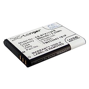 900mAh / 3.33Wh Li-ion Battery for Echo HD eR1 Replacement for Flextone Remote Control Battery