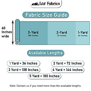 Ice Fabrics Nylon Spandex Fabric by The Yard - 60" Wide Spandex Swimwear Fabric - 4 Way Stretch Fabric for Active Wear, Yoga Pants, Table Cloth - Swimsuit Fabric by The Yard - Black - 1 Yard