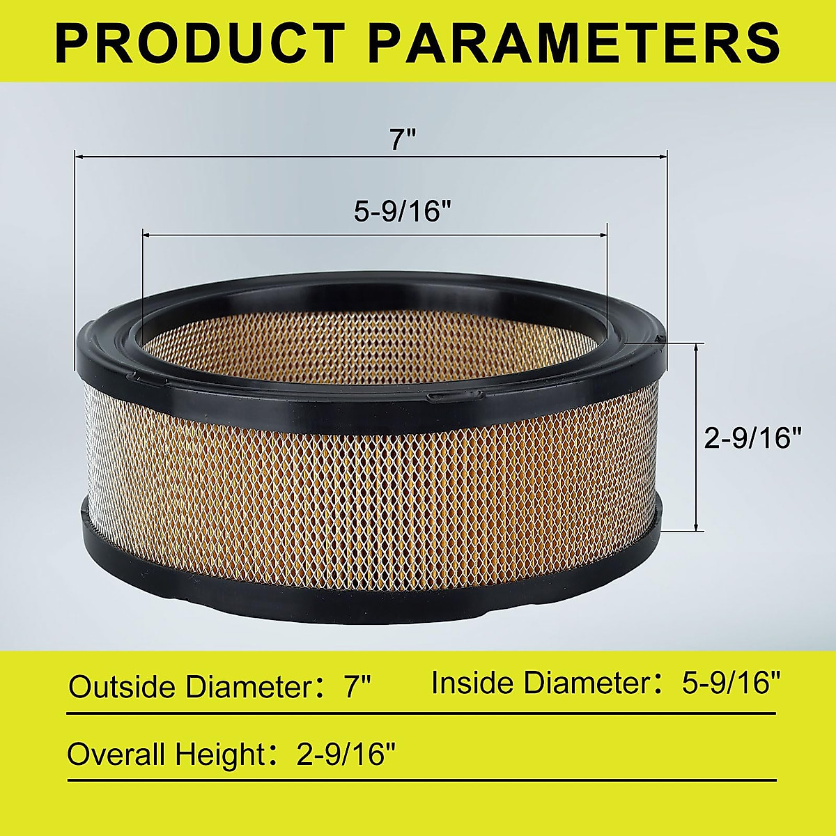 Butom 4708303 47 883 03-S1 Air Filter 52-050-02-S Oil Filter for Kohler Command CH730 CV17-CV23 CV724-CV740 CH18-CH25 CH730-CH740 Engine 47 083 03, KH-47-883-03-S1, 47 083 03-S1