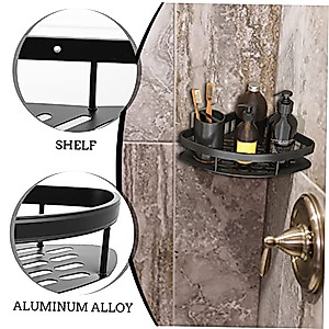 Holibanna Triangle Shelf Wall Mounted Shelves for Storage Corner Wall Shelves Bathroom Corner Storage Wall Floating Shelf Wall Mounted Bathroom Shelf Shower Towel Shelf Corner Shelf Tray