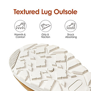 DREAM PAIRS Women's Winter Snow Boots Lace Up Warm Comfortable Faux Fur Lining Outdoor Ankle Booties SDSB2311W,Chestnut,8