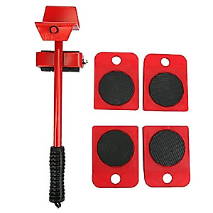 Akozon Heavy Duty Furniture Mover Tool - Transport Shifter with Rolling Wheels for Easy Furniture Relocation