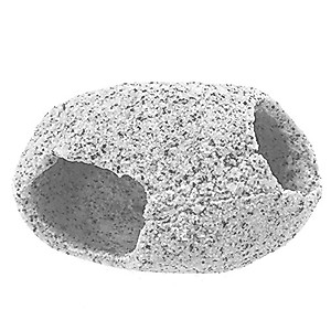 Penn-Plax Deco-Replicas Granite Aquarium Ornament & Hideaway – Realistic Stone Appearance – Safe for Freshwater and Saltwater Tanks – Large Size