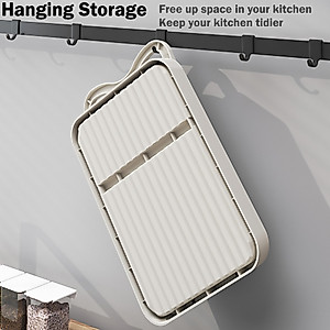 H&W 2Pcs Spoon Rest with Lid Holder,Foldable Spoon Holder for Kitchen Counter,Cat Pot Lid Holder for Spoons,Pot Lids,Spatulas,Utensils,Forks(2pcs Black)