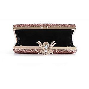 KALINNU Evening Bag Clutch Purses for Women,Party Wedding Formal Shoulder Handbag Evening Clutch Bag