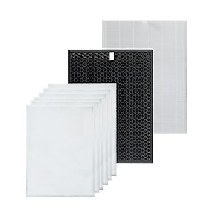 PUREBURG Replacement Filter Set Compatible with Winix HR900 Ultimate Pet Air Purifier, H13 HEPA + Activated Carbon Filter + 6 Pet Hair Pre-Filters 3-Stage Filtration