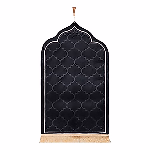 Muslim Prayer Rug Prayer Mat Islamic Turkish Praying Rug Carpet Thick Soft Flannel Janamaz Sajadah Ramadan or Eid Gifts