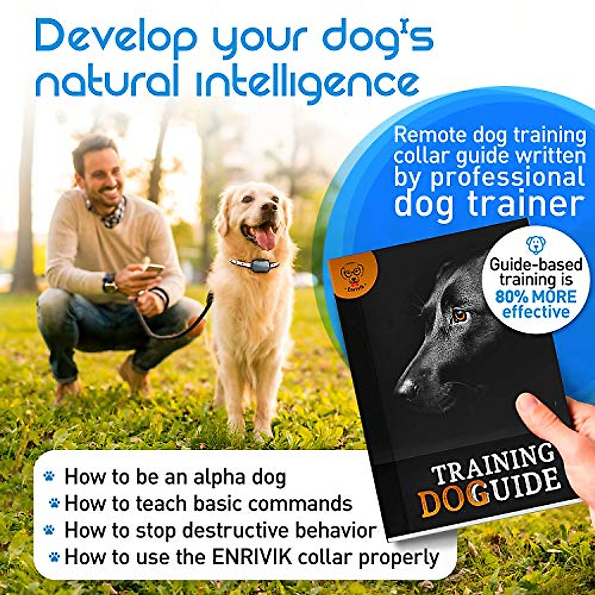 Extra Small Size Dog Training Collar with Remote for Small Dogs 5-15lbs and Puppies with Shock - Waterproof & 1000 Ft Range