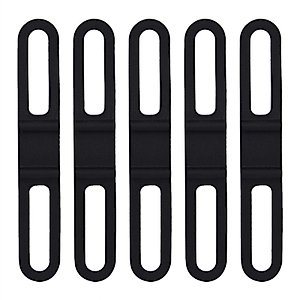 Bike Light Replacement Mount,Pack of 5 ycle Silicone Band,Elastic Rubber Strap Tie Flashlight Holder Bandage Bike Cycling Handlebar Mount Holder Strap Fixing Bandage Belt Ycle Silicone Band Holder