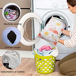 3 Pcs Mesh Laundry Bag, 11.8x15.7inch Colorful Laundry Wash Bag with Zipper for Blouse Stocking Sweater Delicates Travel Storage Bag,Garment Protection