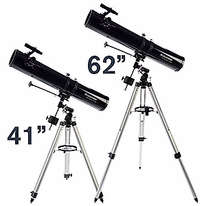 Celestron - PowerSeeker 114EQ Telescope - Manual German Equatorial Telescope for Beginners - Compact and Portable - BONUS Astronomy Software Package - 114mm Aperture