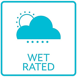 MINKA-AIRE F896-65-SI Xtreme H20 65" Outdoor Ceiling Fan with Remote and Wall Control, Smoked Iron Finish