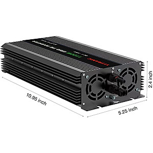 YITRANIC 1100 Watt Grid Tie Solar Inverter DC 46V - 114V to AC 110V 120V 60Hz with MPPT Function