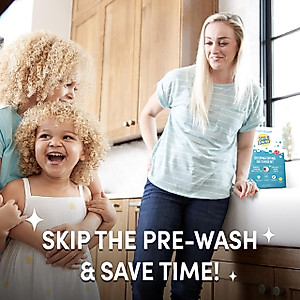 Lemi Shine Natural Dishwasher Detergent Pods + Dishwasher Cleaner 1 ct | All-In-One Powder & Gel Pods with Powerful Citric Acid | Eco Friendly Dish Wash Cleaning Supplies (65 Count)