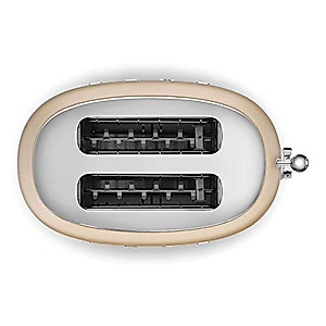 Smeg 2-Slice Toaster Matte Champagne