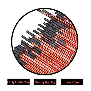 Surprecision Arc-air Gouging Carbon Rods 0.16" x 13.98", Round Gouging Electrodes Diameter 4mm, Length 355mm(Package: 10pcs)
